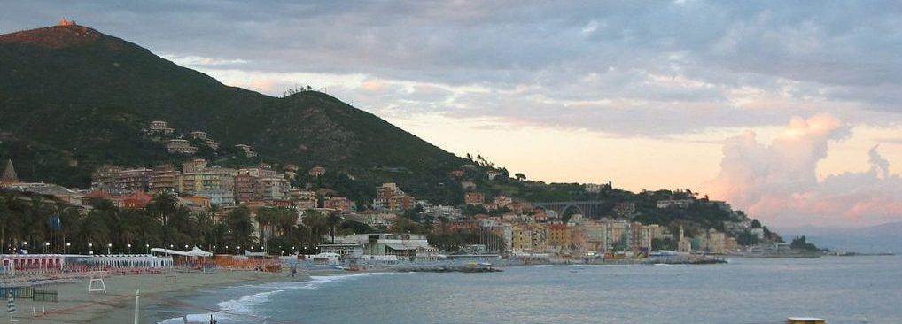 Borgio Verezzi beach in Savona